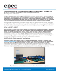 Developing Custom Test Fixtures for MIL-DTL-38999 Cable Assemblies